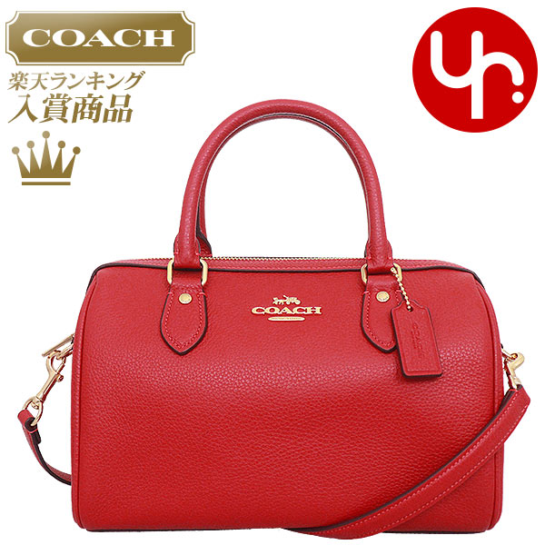 【楽天市場】コーチ COACH バッグ ショルダーバッグ FCV962 CV962 ボールドレッド 特別送料無料 ラグジュアリー ぺブルド ...