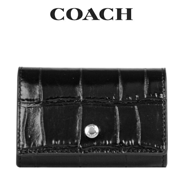 【楽天市場】★ コーチ COACH アウトレット メンズ 小物 キーケース 2833 SV/BK(ブラック) ブラック【在庫処分】：インポート ...