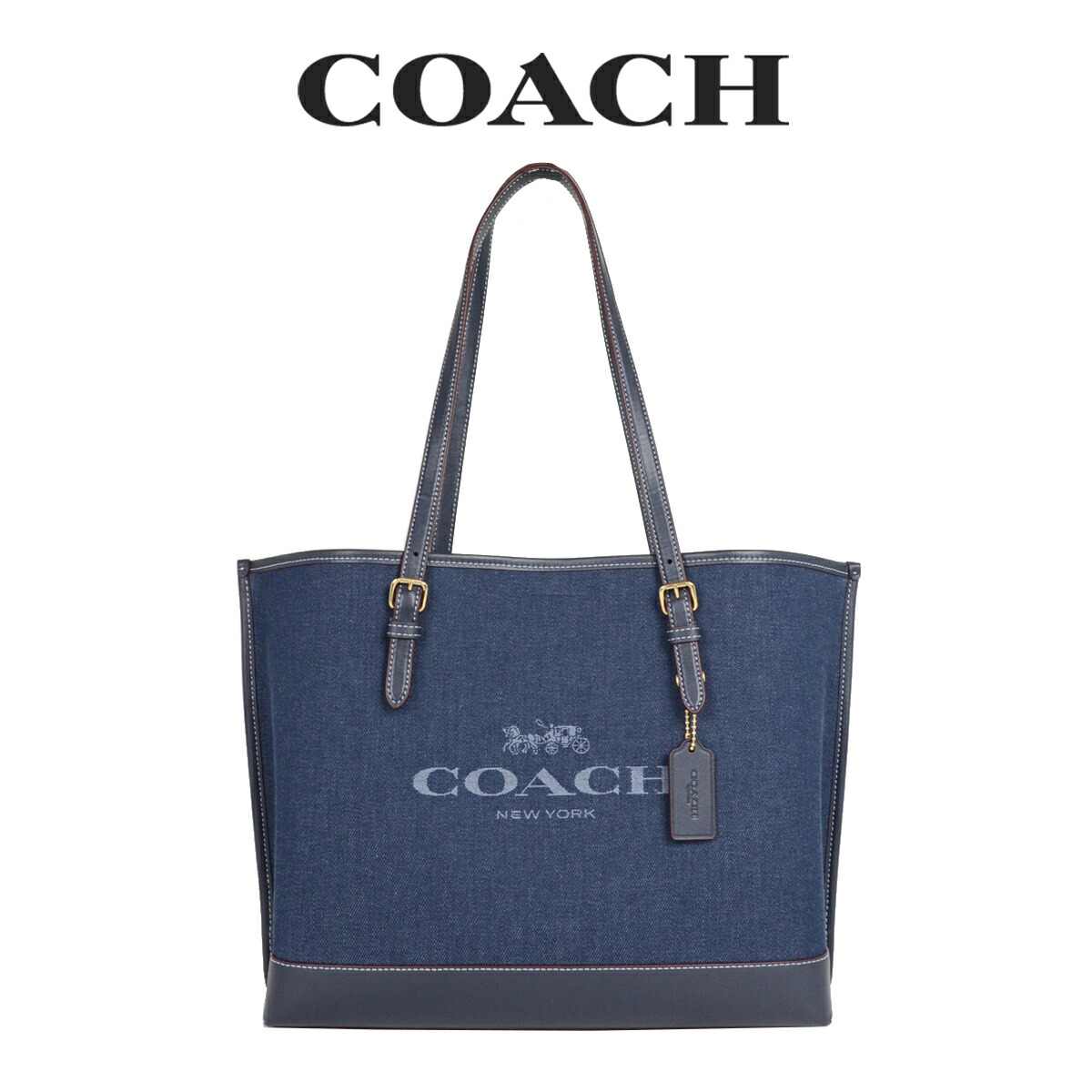 【楽天市場】コーチ COACH アウトレット レディース バッグ トートバッグ A4サイズ CH225 IMDEI(デニム マルチ) デニム ...