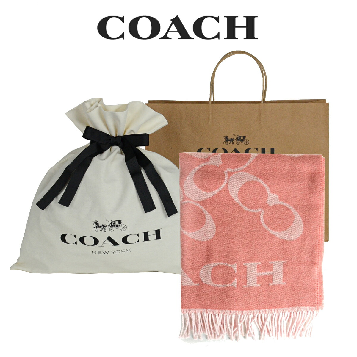 【楽天市場】★ 【コーチ巾着＆紙袋付き・ラッピング済み】 夏のボーナス ギフトセット コーチ COACH アウトレット レディース 小物 ...