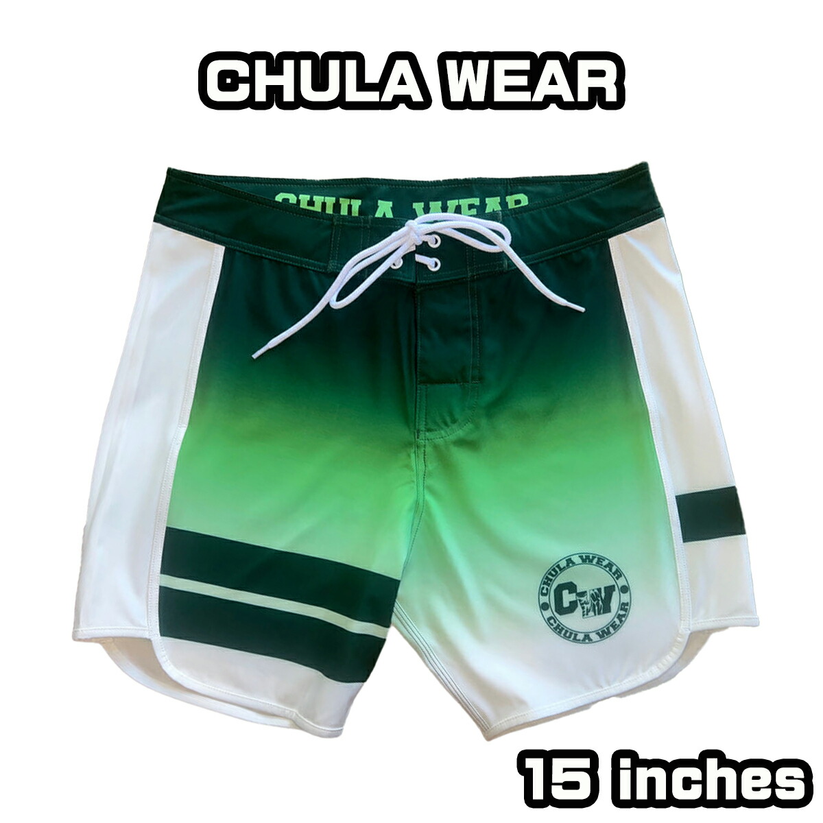 【楽天市場】チュラウェア サーフパンツ CHULA WEAR ステージ ショーツ 水着 15 inches EVERGREENS ハーフパンツ ...