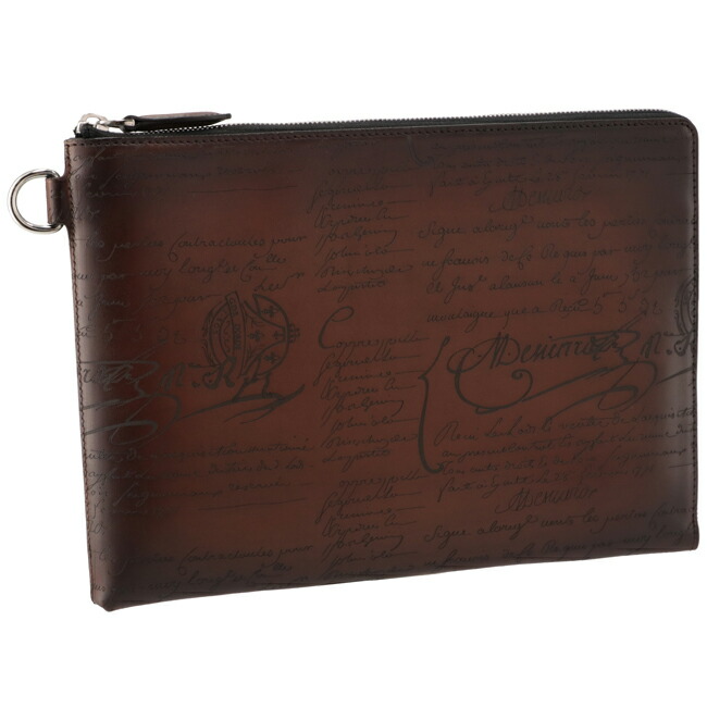 【楽天市場】ベルルッティ/BERLUTI バッグ メンズ NINO GM NEO VN SCRITTO CA クラッチバッグ CACAO ...