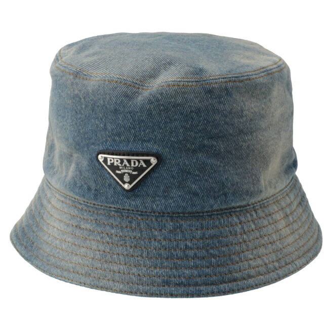 【楽天市場】プラダ/PRADA 帽子 メンズ CAPPELLO バケットハット LIGHT BLUE 2HC137-12K1-V3N ...