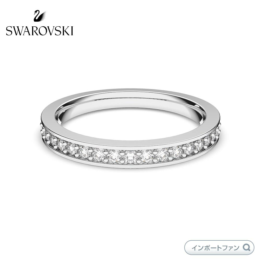 【楽天市場】スワロフスキー マトリクス リング 指輪 ホワイト ロジウム・プレーティング 1121066 1121067 1121068 ...
