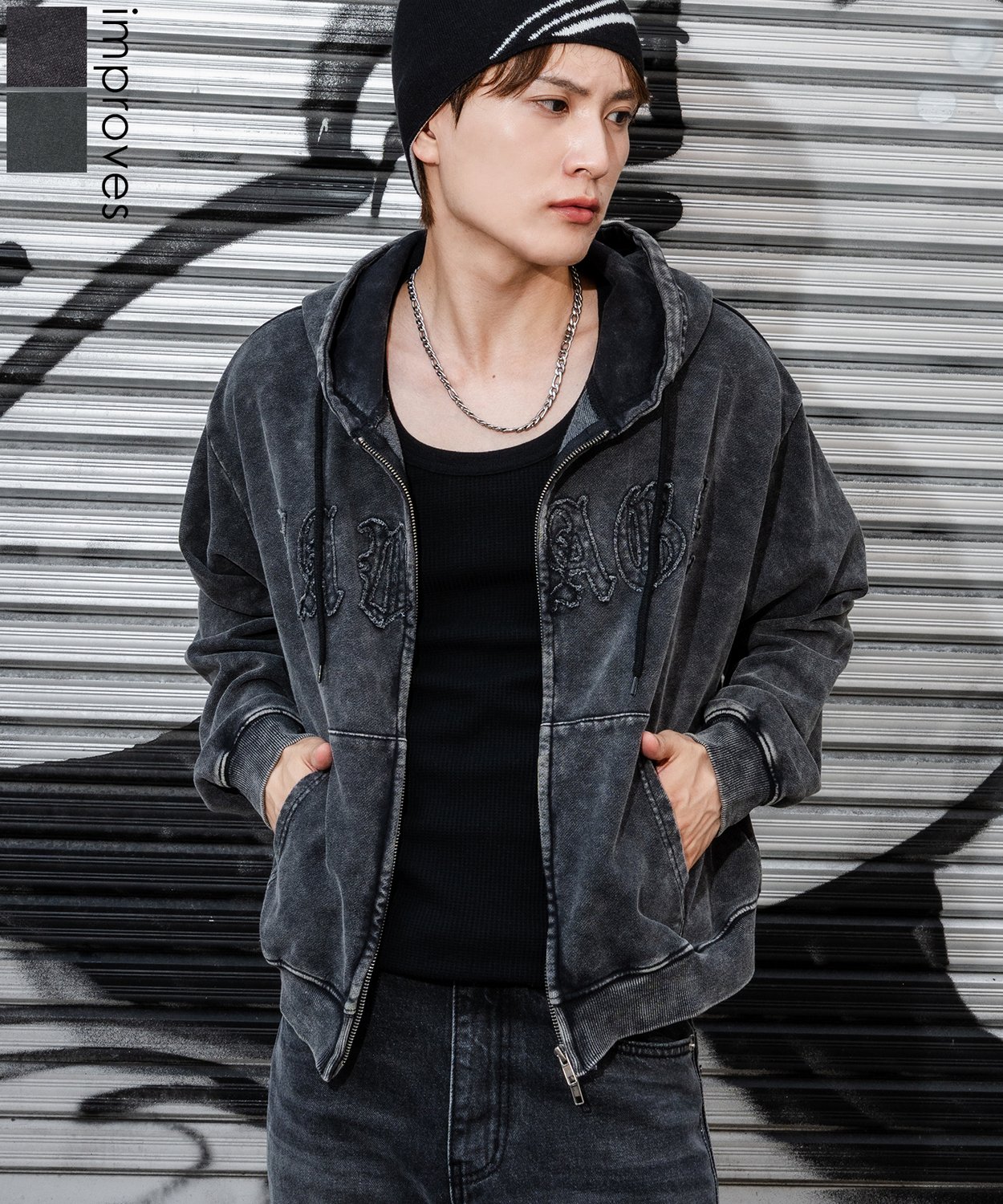 【楽天市場】パーカー メンズ レディース 刺しゅう ロゴ ヴィンテージ加工 ショート丈 裏毛 スウェット ジップパーカー 春 秋 冬 アメカジ カジュアル Y2K ストリート 90s ...