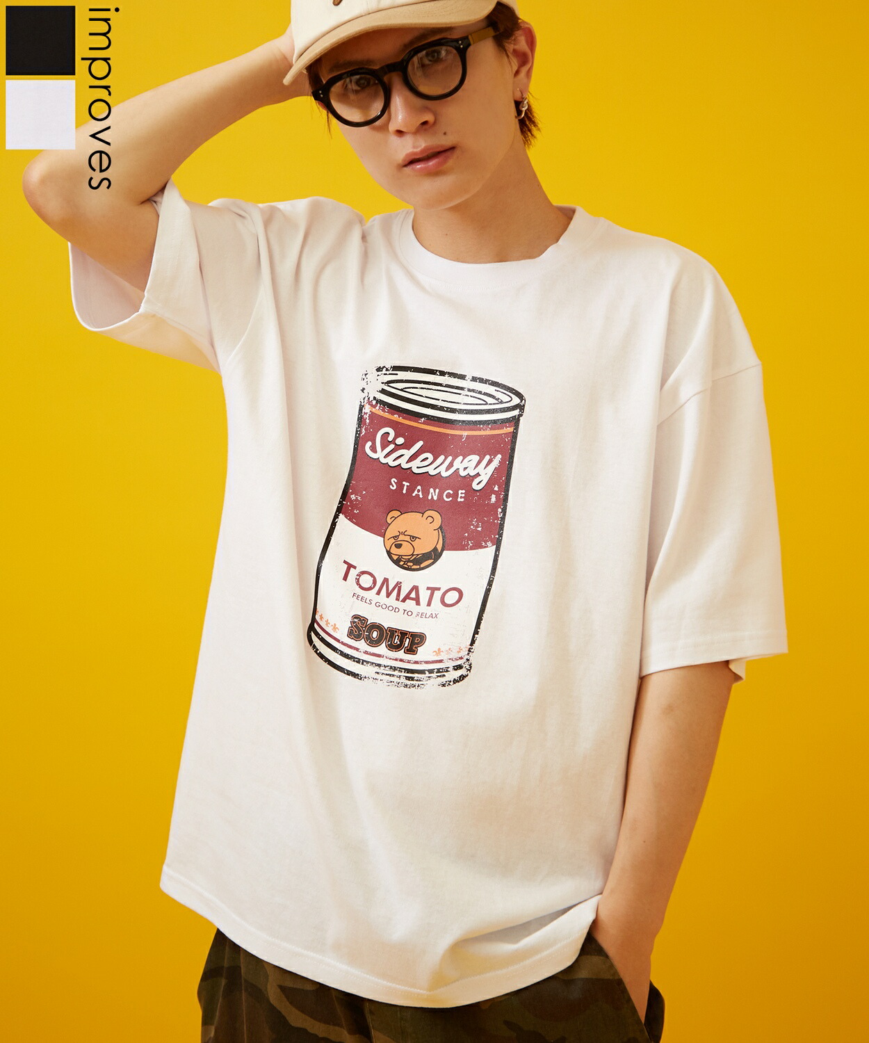 【楽天市場】【SALE / 25%OFF】Tシャツ メンズ レディース SIDEWAY STANCE サイドウェイスタンス 夏 スープ缶 レトロ プリント 半袖 カットソー アメカジ ...