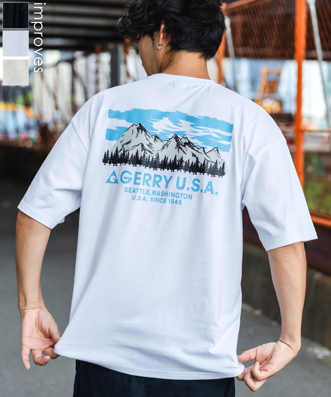 【楽天市場】Tシャツ メンズ レディース GERRY ジェリー 別注 マウントロゴ MT モチーフ ワンポイント 半袖T カットソー スポーツライク アウトドア ストリート アメカジ バック ...