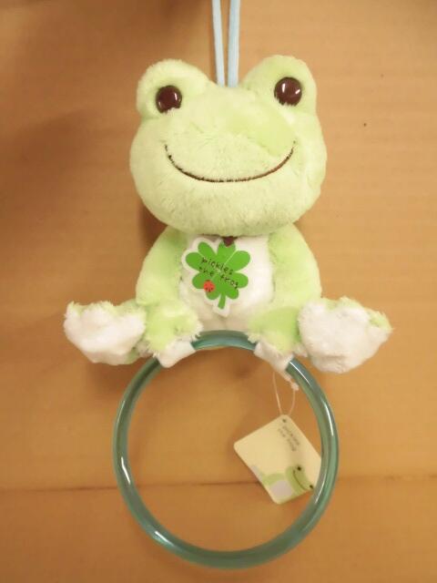 【楽天市場】森のピクルス/タオルハンガー/グリーン(DB-99009)/pickles the frog(mail 220)：キャラクターズラボ