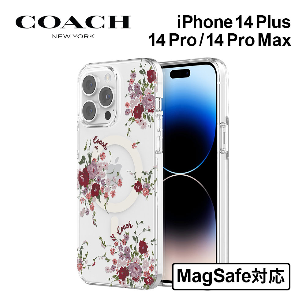 【楽天市場】SALE期間最大1,000円OFFクーポン 【正規代理店】 コーチ iPhone 14plus 14promax ケース MagSafe対応 COACH Protective ...