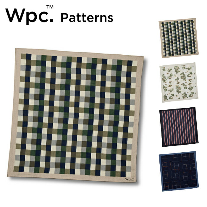 【楽天市場】Wpc. Patterns ギフト対象 大判ハンカチ ユニセックス メール便対象 大きめ 大きい レディース 女性 メンズ 男性 ...