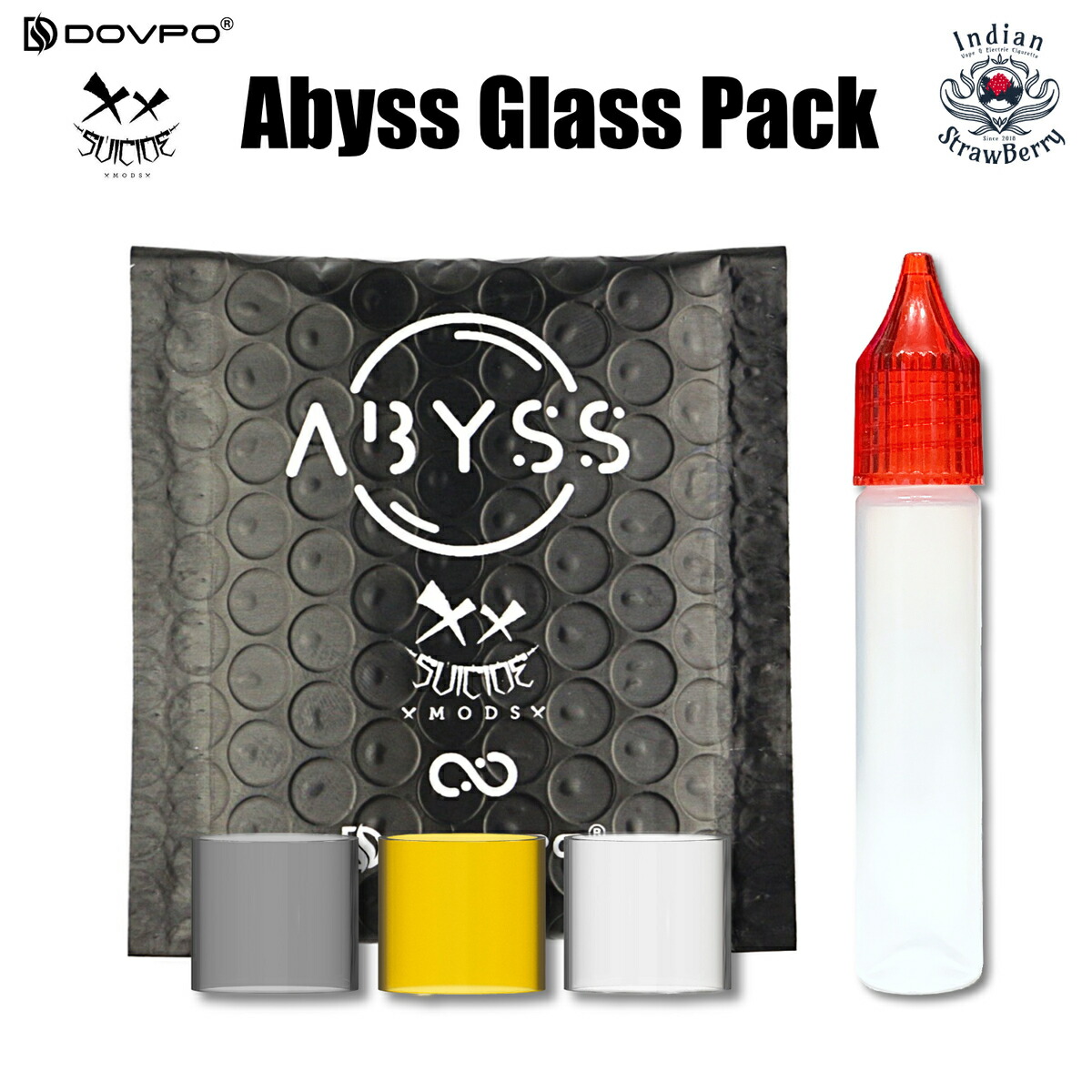 【楽天市場】Dovpo Abyss Glass Tube Pack アビス グラスチューブパック + エンプティボトル：Indian ...