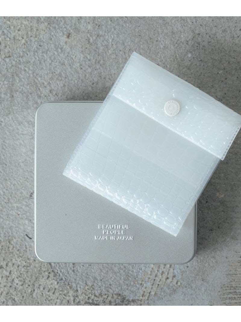 【楽天市場】【beautiful people】nothing to hide vinyl card wallet INDIVI インディヴィ ...