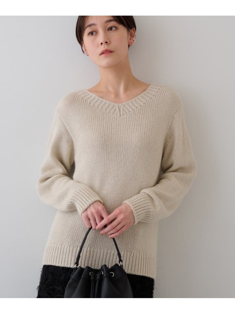 【楽天市場】【SALE／30%OFF】【日本製/イタリア糸】ローゲージラメニット INDIVI インディヴィ トップス ニット ベージュ【RBA_E】【送料無料】[Rakuten ...