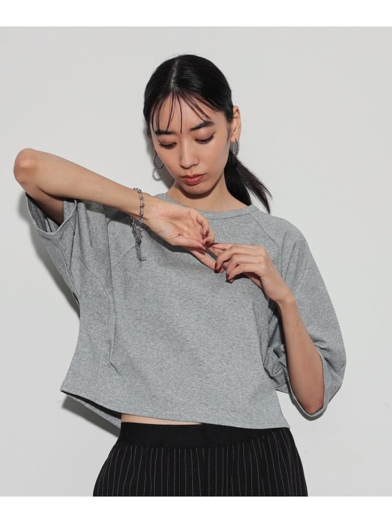 【楽天市場】【SALE／28%OFF】クロップドフォルムTシャツ GALLEST インディヴィ トップス カットソー・Tシャツ グレー ブラック ブルー【RBA_E】【送料無料 ...