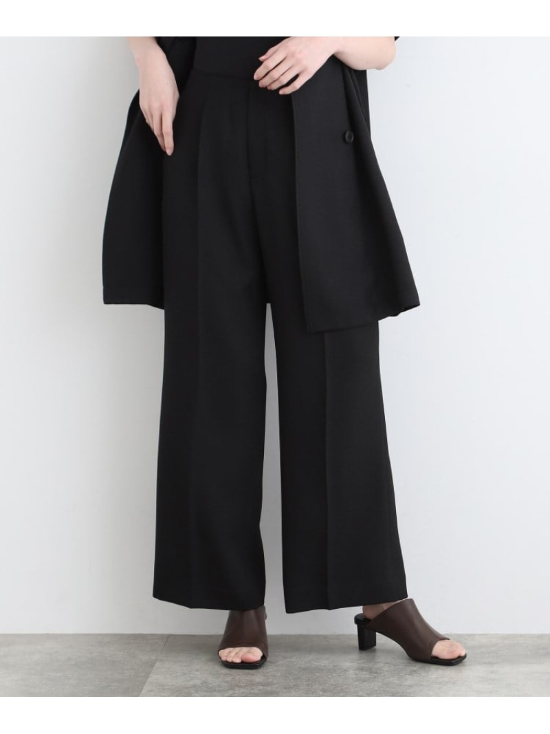 【楽天市場】【SALE／60%OFF】【洗える/UVケア/吸水速乾/SETUP可能】リネンライク ワイドパンツ INDIVI インディヴィ パンツ その他のパンツ ブラック ブルー ベージュ ...