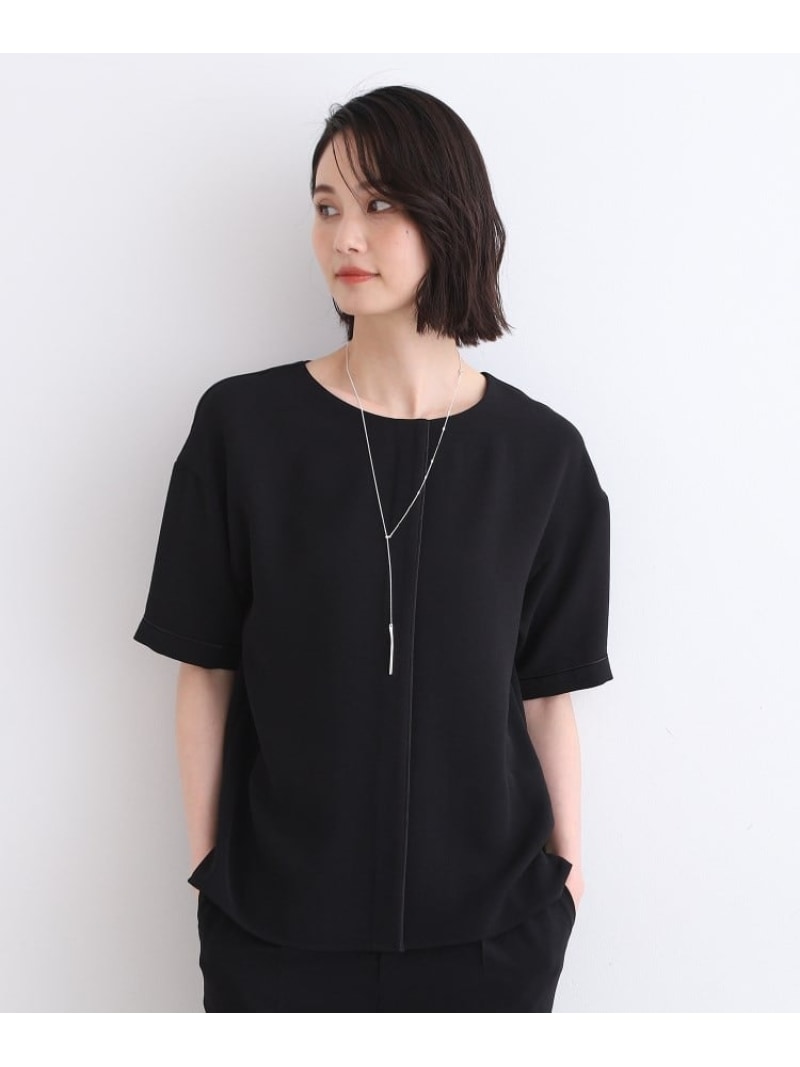 【楽天市場】【SALE／50%OFF】【こなれSETUP/洗える/UVケア/吸水速乾】サテン切替ブラウス INDIVI インディヴィ トップス シャツ・ブラウス ブルー ベージュ ブラウン ...