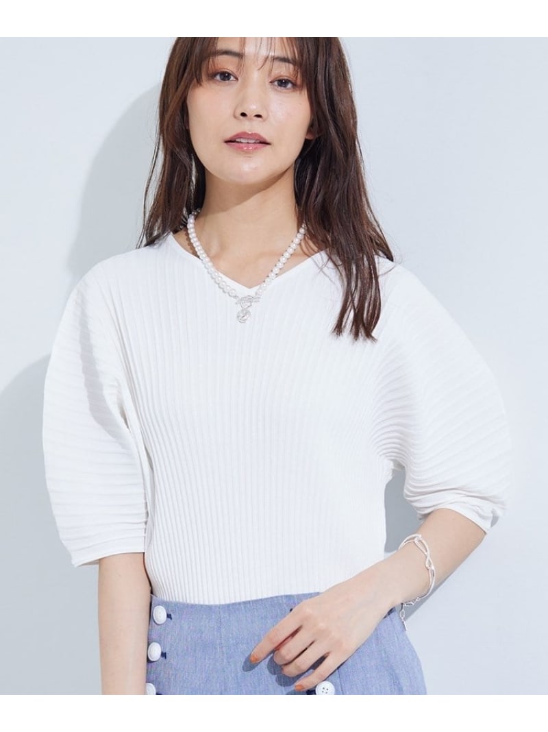 【楽天市場】【体型カバー】ドライタッチストレッチニット INDIVI インディヴィ トップス カットソー・Tシャツ ホワイト イエロー グレー ブラック【送料無料】[Rakuten ...