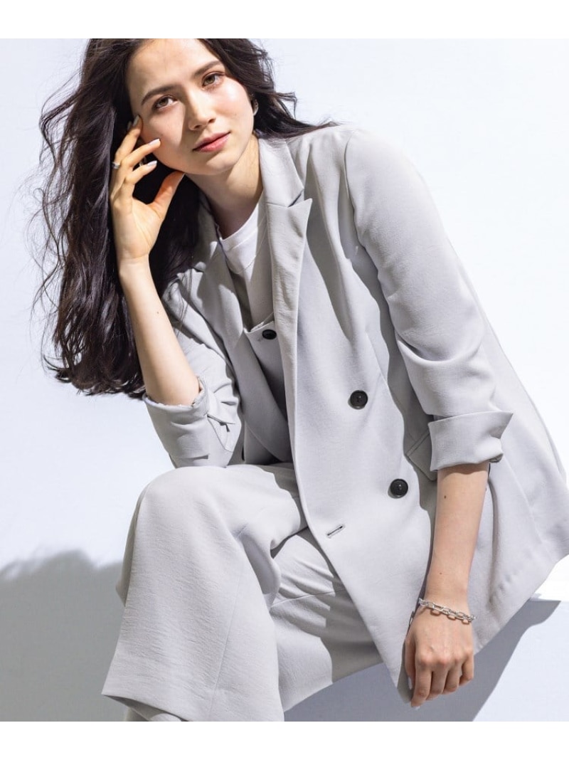 【楽天市場】【SALE／10%OFF】【着る日傘/遮熱/UVケア】ダブルジャケット INDIVI インディヴィ スーツ・フォーマル セットアップスーツ グレー ネイビー ベージュ ブラック ...