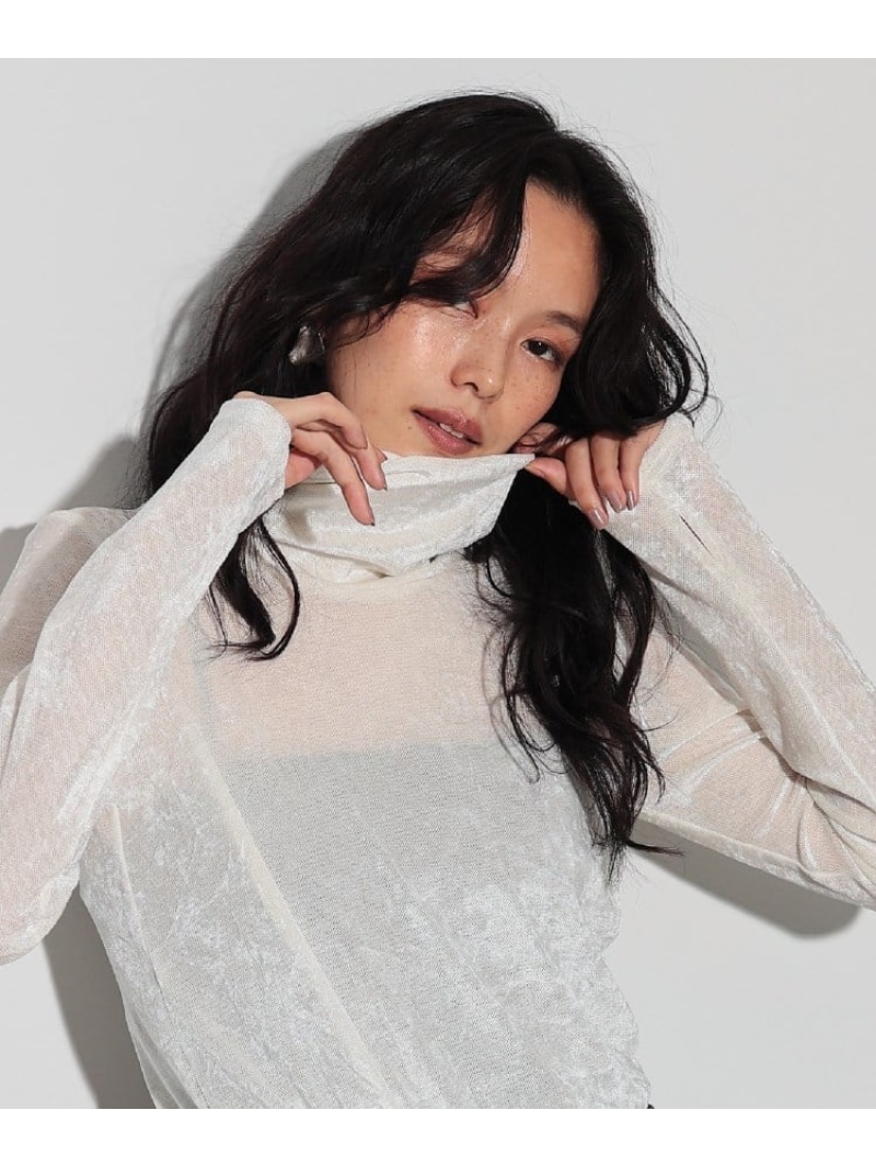 【楽天市場】【SALE／20%OFF】フロッキーチュールシアートップス GALLEST インディヴィ トップス カットソー・Tシャツ ホワイト ブラック グレー【RBA_E】【送料無料 ...