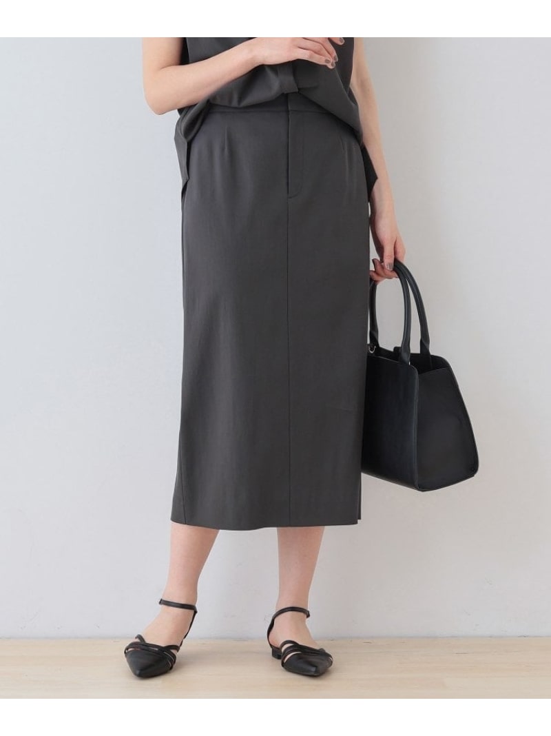 【楽天市場】【SALE／30%OFF】春SALE!【洗える/SETUP可能/UVケア】ストレートラインスカート INDIVI インディヴィ スカート その他のスカート ブラック ネイビー ...