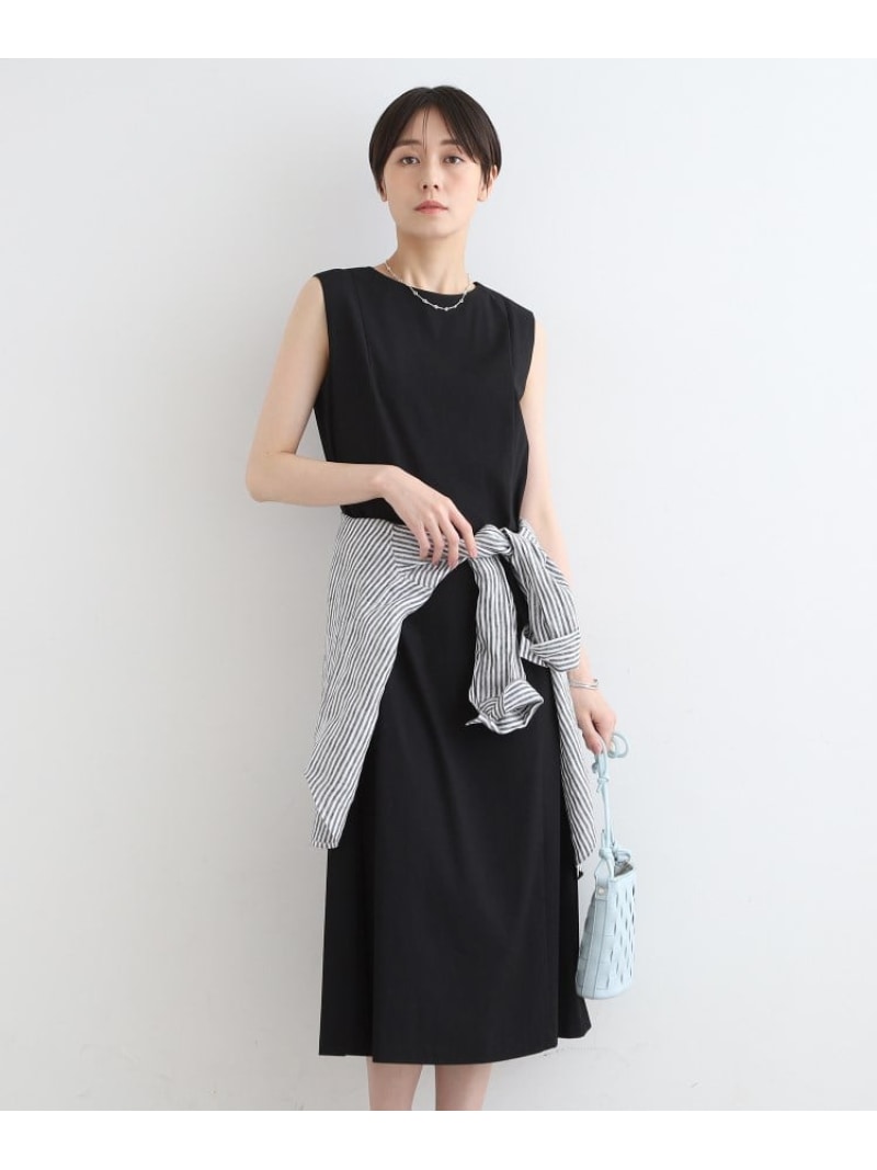 【楽天市場】【SALE／50%OFF】【洗える/UVケア/接触冷感/SETUP可能】麻混フィット&フレアワンピース INDIVI インディヴィ ワンピース・ドレス その他のワンピース・ドレス ...