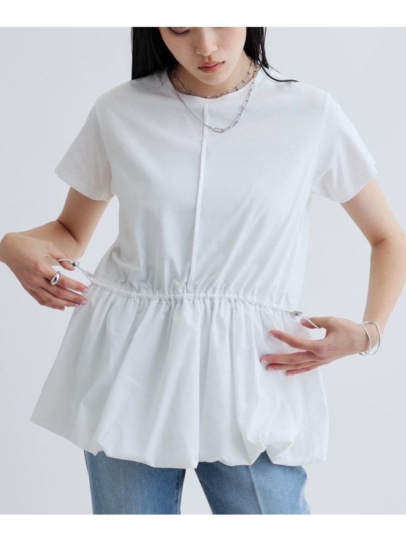 【楽天市場】【SALE／30%OFF】スピンドルペプラムカットソー GALLEST インディヴィ トップス カットソー・Tシャツ ブルー ホワイト ブラック【RBA_E】【送料無料 ...