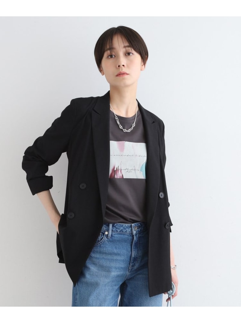 【楽天市場】【SALE／55%OFF】【洗える/UVケア/接触冷感/SETUP可能】麻混テーラードダブルジャケット INDIVI インディヴィ スーツ・フォーマル セットアップスーツ ベージュ ...