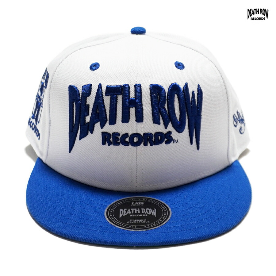 【楽天市場】【送料無料】DEATH ROW RECORDS OG LOGO PAISLEY SNAPBACK CAP【WHITE×BLUE ...