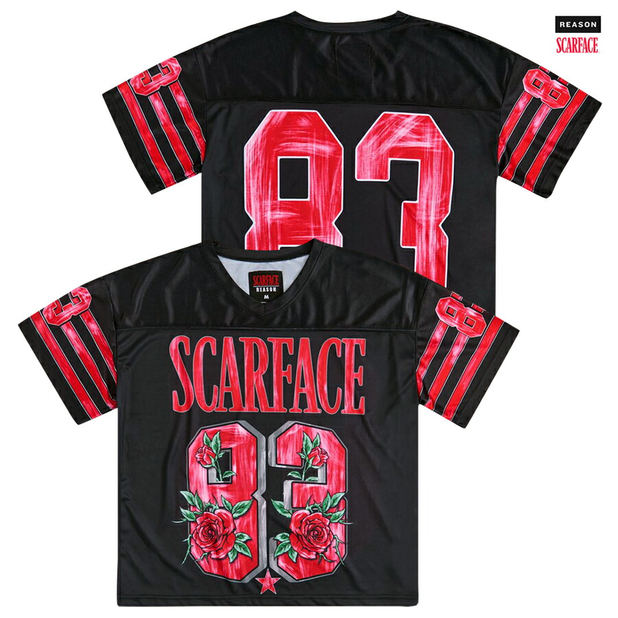【楽天市場】【SPECIAL PRICE★送料無料】REASON CLOTHING × SCARFACE OVERSIZED FOOTBALL ...