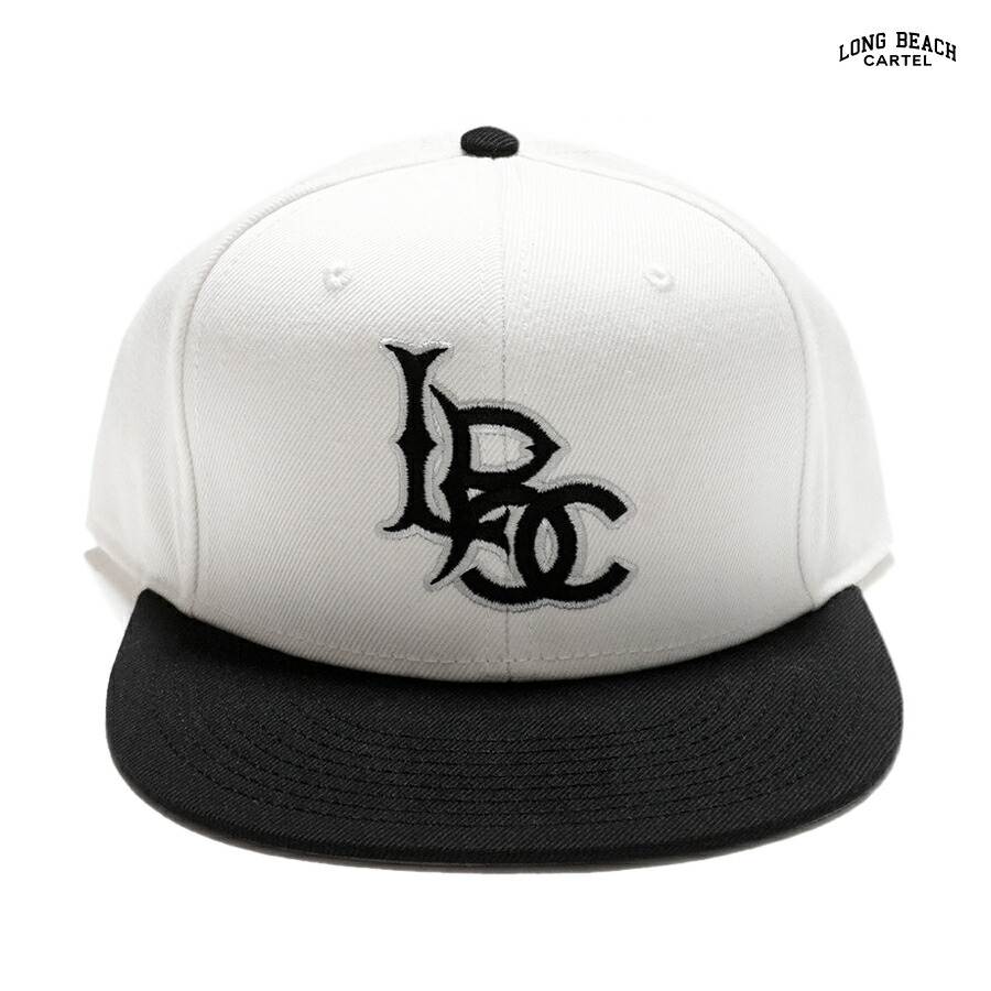【楽天市場】【送料無料】LONG BEACH CARTEL SNAPBACK CAP【WHITE×BLACK】(通販 メンズ レディース 男 ...