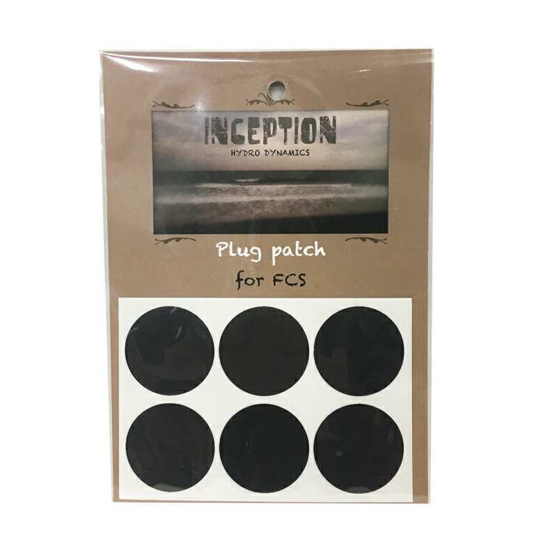 【楽天市場】INCEPTION インセプション FCS PLUG PATCH サーフィン サーフボード フィンパッチ パッチ プラグシール ...