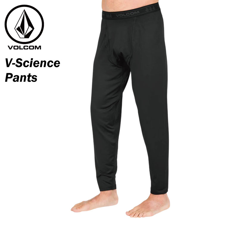 【楽天市場】VOLCOM ボルコム Mens V-Science Pants - Black V サイエンス パンツ ベースレイヤー メンズ ...