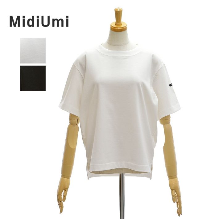 【楽天市場】ミディウミ ベーシックTシャツ 半袖 カットソー 2-719893 レディース MidiUmi：INFINITY Co.，Ltd.