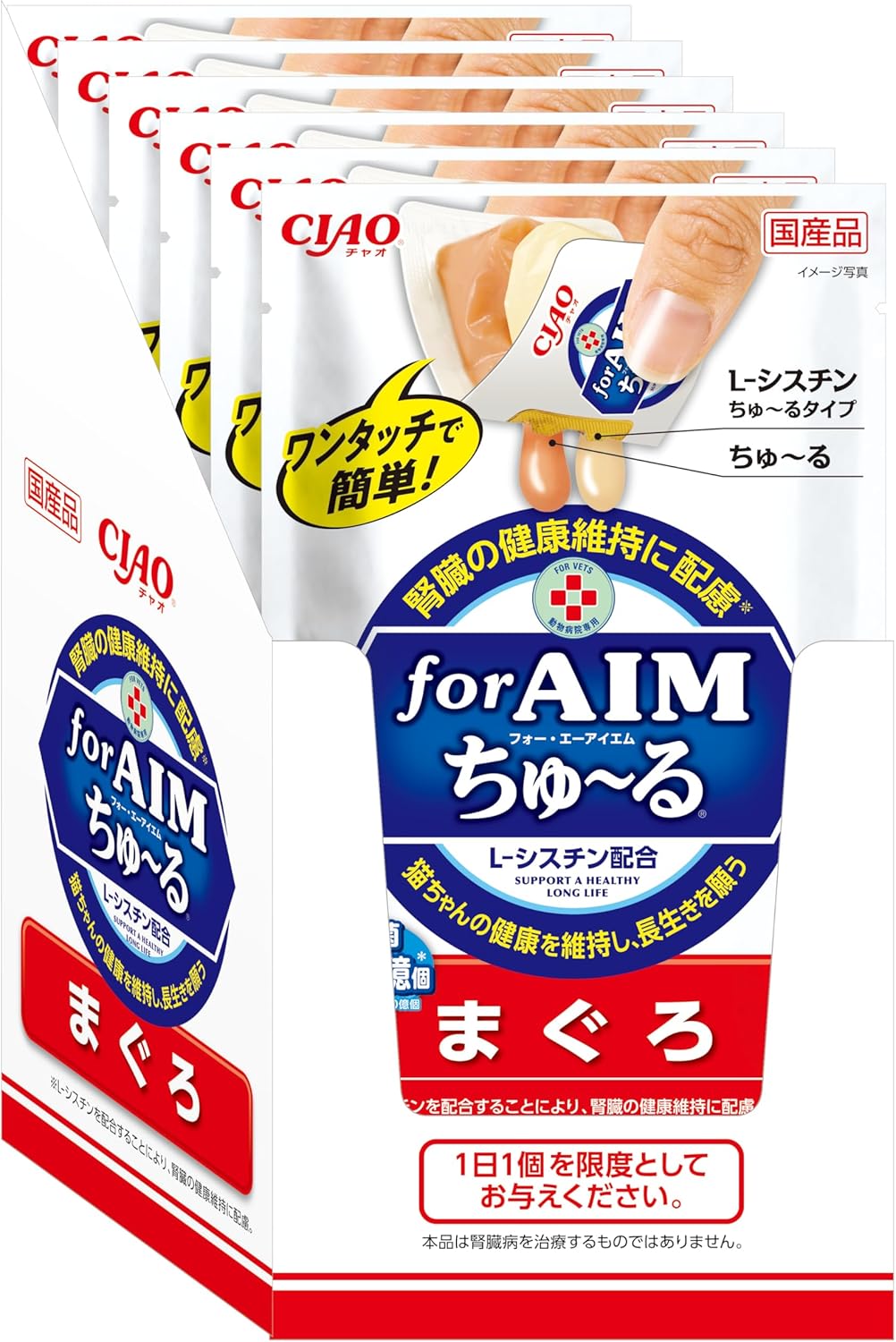 【楽天市場】【賞味期限：2025.10.15】【訳あり】CIAO (チャオ) for AIM ちゅ~るワンタッチタイプ まぐろ 12g×4個 (6袋セット)：iiKaKaKuのペット館
