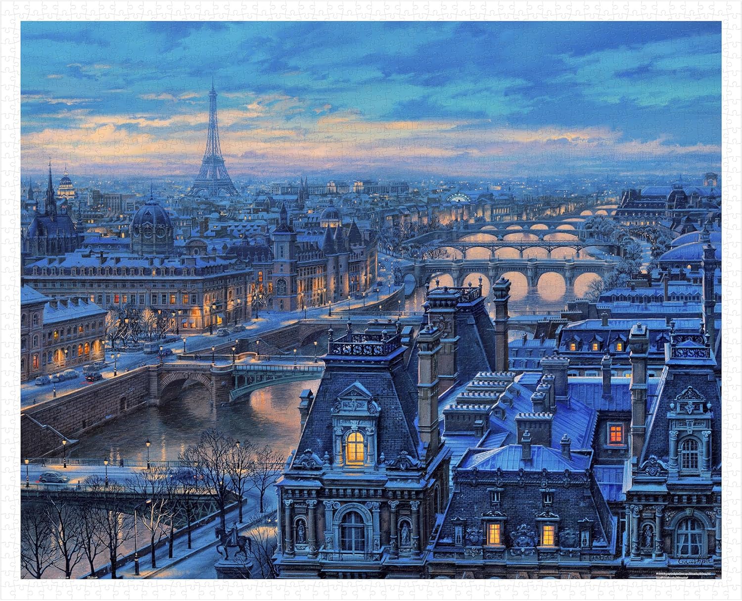 【楽天市場】ピントー(Pintoo) 2000ピース プラ製ジグソーパズル【Evgeny Lushpin_セーヌ川】(59X73cm)大人向け難しい 破片なし カチっとハマる[H2841 ...