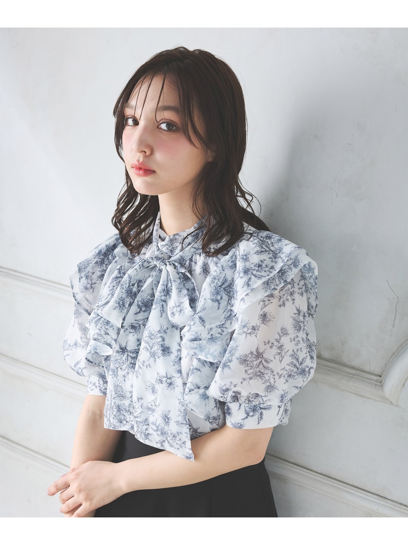 【楽天市場】INGNI/(W)2Wayリボンシアーフリル半袖BL INGNI イング トップス シャツ・ブラウス ホワイト[Rakuten Fashion]：INGNI