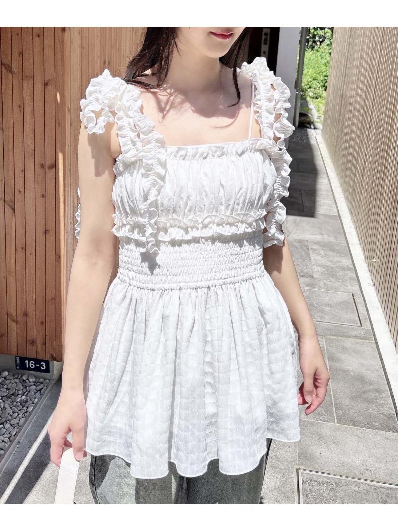 【楽天市場】【SALE／68%OFF】シアーフリルチュニックブラウス INGNI イング ワンピース・ドレス チュニック ホワイト ブラック ピンク【RBA_E】[Rakuten ...