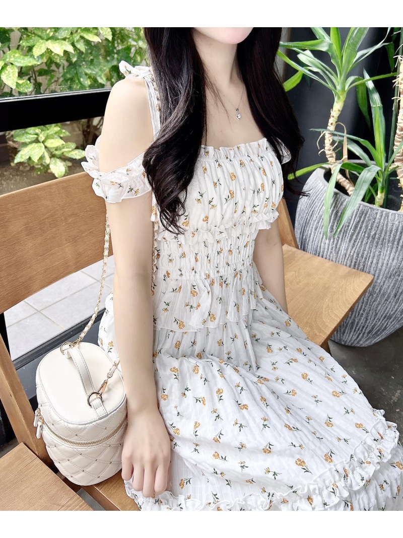 【楽天市場】【SALE／14%OFF】花柄2Wayフリルノースリブラウス(セットアップ対応) INGNI イング トップス ノースリーブ・タンクトップ ホワイト ブラック【RBA_E ...