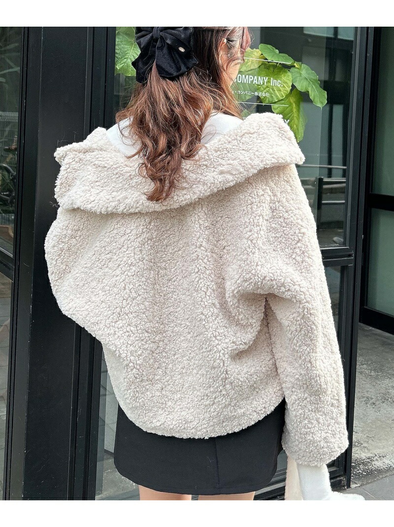 【楽天市場】【SALE／64%OFF】もこもこファーステンカラーショート丈ブルゾン INGNI イング ジャケット・アウター ブルゾン ...