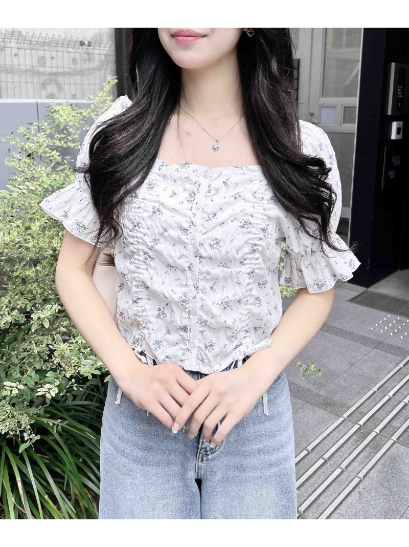 【楽天市場】【SALE／44%OFF】花柄ドロストオフショルブラウス INGNI イング トップス シャツ・ブラウス ブラック ホワイト【RBA_E】[Rakuten Fashion]：INGNI