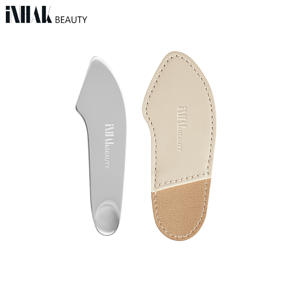 【楽天市場】【送料無料】inhak 【INHAK公式販売】 2WAY メイクアップスパチュラ SNSで話題 化粧品用スパチュラ 美容道具 ...