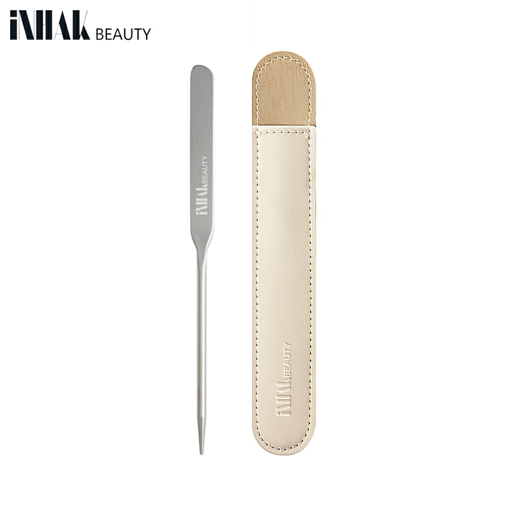【楽天市場】送料無料 【INHAK公式販売】メイクアップスパチュラ /ベースメイク SNSで話題/ポーチ付き/化粧品用スパチュラ/美容道具 ...
