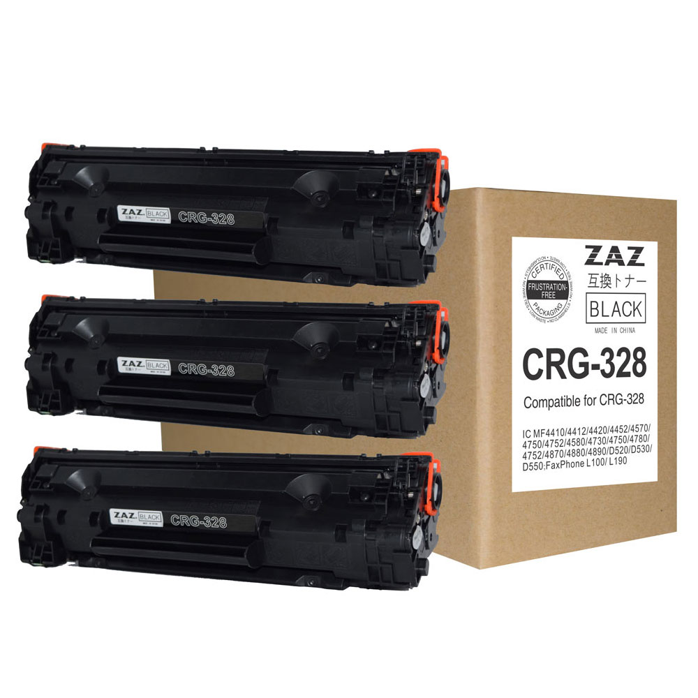 【楽天市場】【3本セット】 CRG-328 ZAZ 互換トナー カートリッジ328 Canon キャノン レーザープリンター 対応：INK TOWN