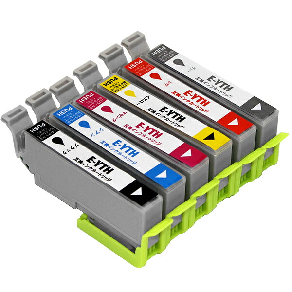 【楽天市場】YTH-6CL ヨット〔エプソンプリンター対応〕 互換インクカートリッジ 6色パックEP30VA EP-10VA用 EPSONプリンター用：エコインク