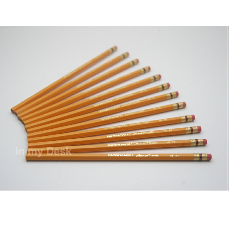 【楽天市場】＊アメリカ直輸入＊【 Mirado Classic Pencil Dozen】 ペーパーメイト クラシック 鉛筆 1ダース ...