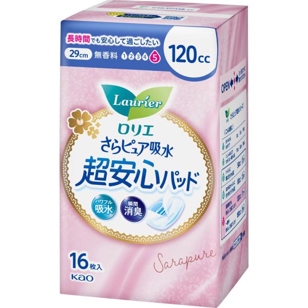 【楽天市場】花王 ロリエ さらピュア吸水超安心パッド 120CC 16枚：INNI SELECT・Global 対応