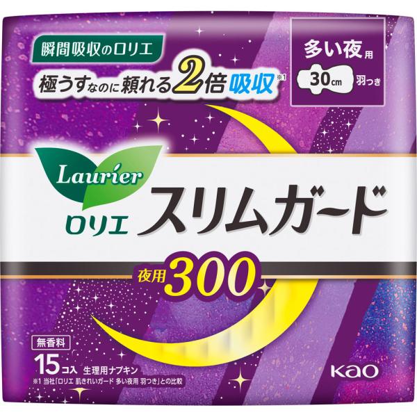 【楽天市場】花王 ロリエ スリムガード しっかり夜用 300 15コ (医薬部外品)：INNI SELECT・Global 対応