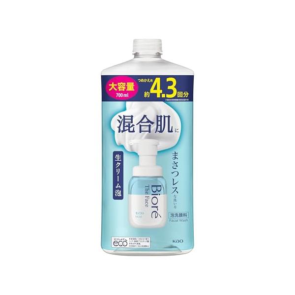 【楽天市場】花王 ビオレ ザフェイス 泡洗顔料 モイスト つめかえ用 700mL：INNI SELECT・Global 対応