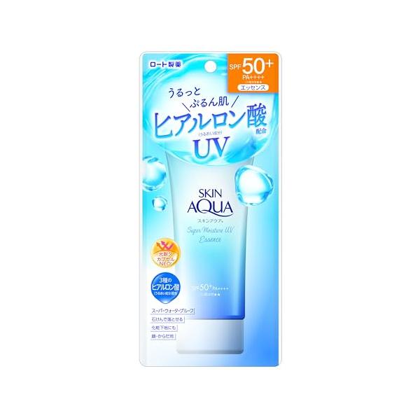 【楽天市場】スキンアクア (SKIN AQUA) スーパーモイスチャーエッセンス 日焼け止め SPF50+ PA++++ 80g：INNI SELECT・Global 対応