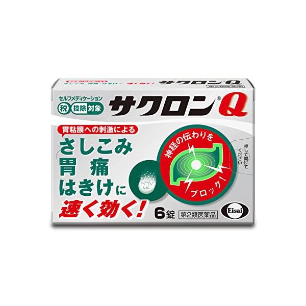 【楽天市場】エーザイ サクロンQ 6錠 【第2類医薬品】：INNI SELECT・Global 対応
